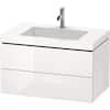 Duravit L-Cube 31.5 in. W x 18.875 in. D x 19.625 in. H Floating Bath ...