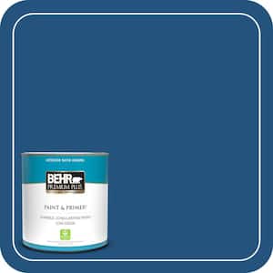 BEHR DYNASTY 1 gal. #S-H-570 Blueberry Twist Flat Exterior Stain ...