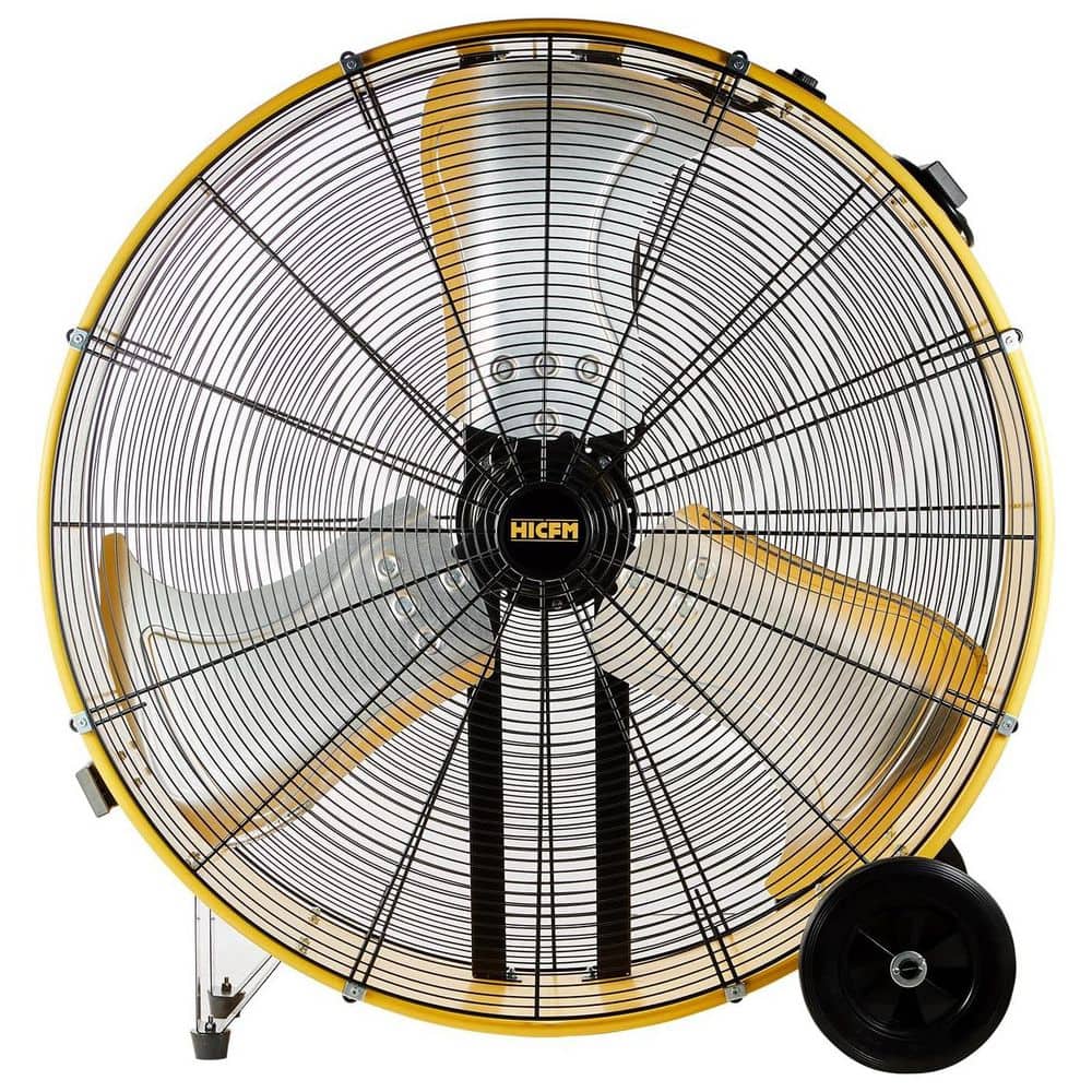 Have a question about WOCK HICFM 36 in. 2-Speeds Drum Fan in Yellow ...