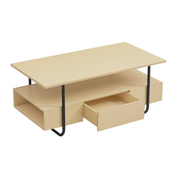 Maple coffee table with storage store