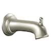 MOEN Diverter Tub Spout with Slip Fit Connection in Brushed Nickel ...