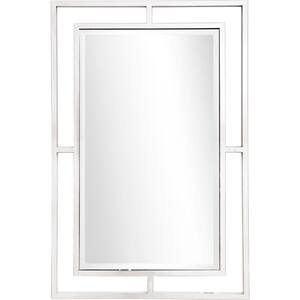 Kenroy Home Large Rectangle Glass Finish Beveled Glass Casual Mirror ...