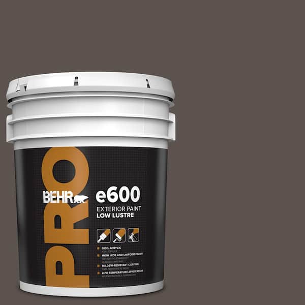 BEHR PRO 5 gal. #MQ2-54 Gardeners Soil Low Luster Exterior Paint ...