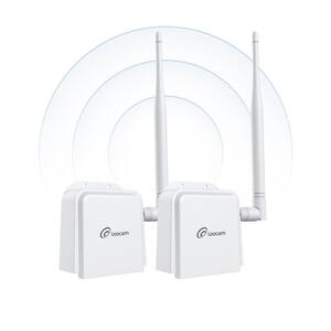 LOOCAM Wireless Bridge Point to Point, 900 MHz Wi-Fi HaLow 500 ft. L ...