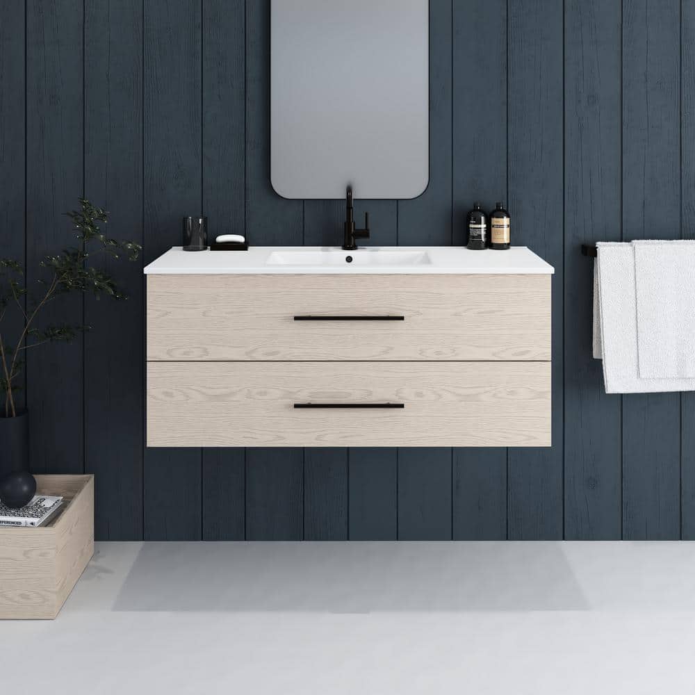 VOLPA USA AMERICAN CRAFTED VANITIES Napa 48 in. W x 18 in. D Single ...