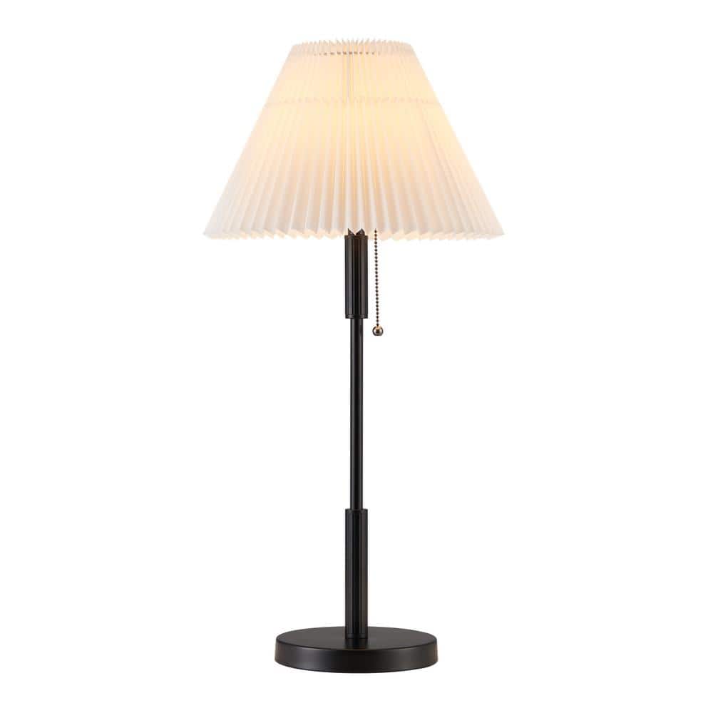 Reviews for KAWOTI 26.5 in. Black Table Lamp with Pull Chain Switch and ...