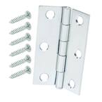 Everbilt 1-1/2 in. Zinc-Plated Narrow Utility Hinge (2-Pack) 15396 ...