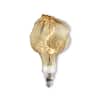 Bulbrite 60-Watt Equivalent Glacier Amber Light Dimmable LED Grand ...