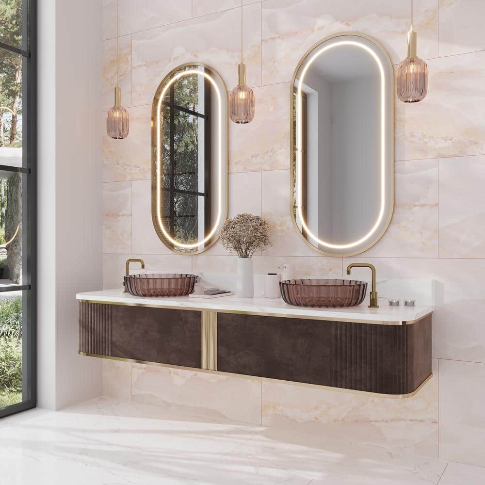 Apollo Tile Splendor 4 in. x 5 in.Lappato Pink Porcelain Rectangular ...