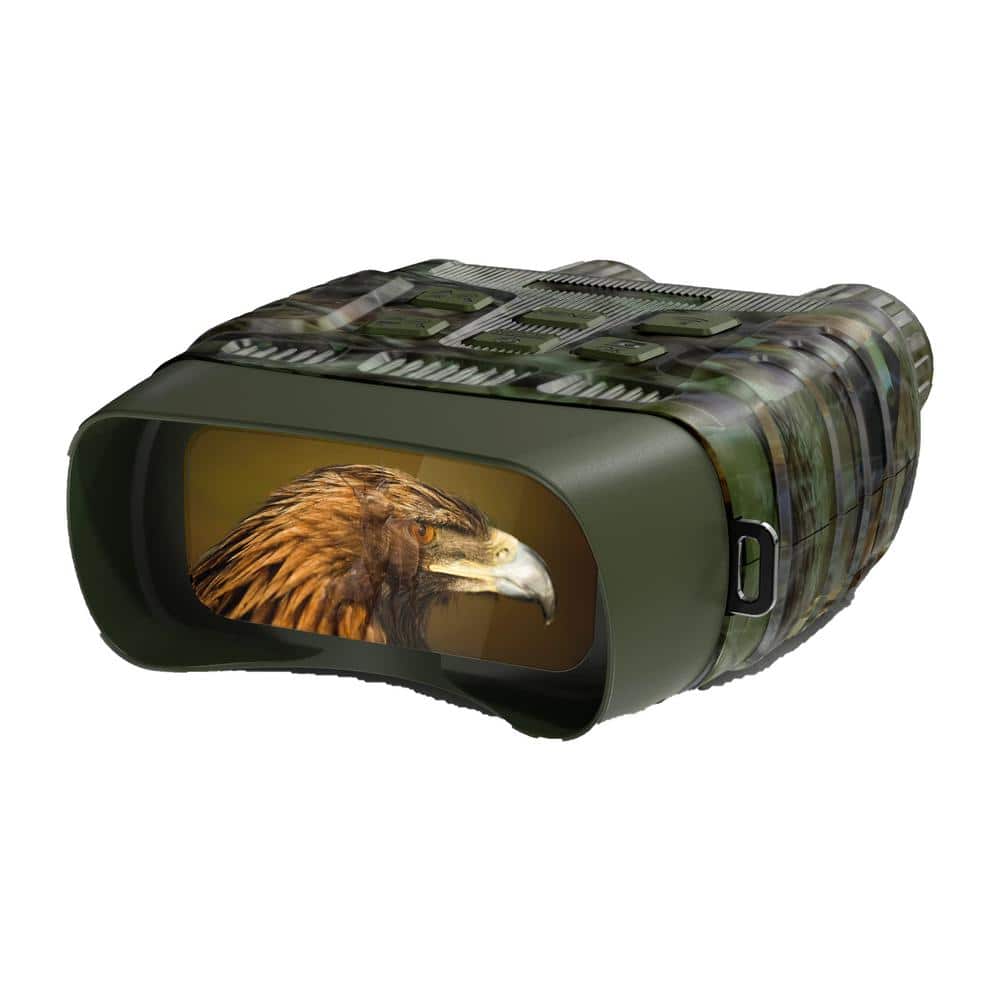 Misopily 1080P 3 in. Large Display Green Night Vision Binocular ...