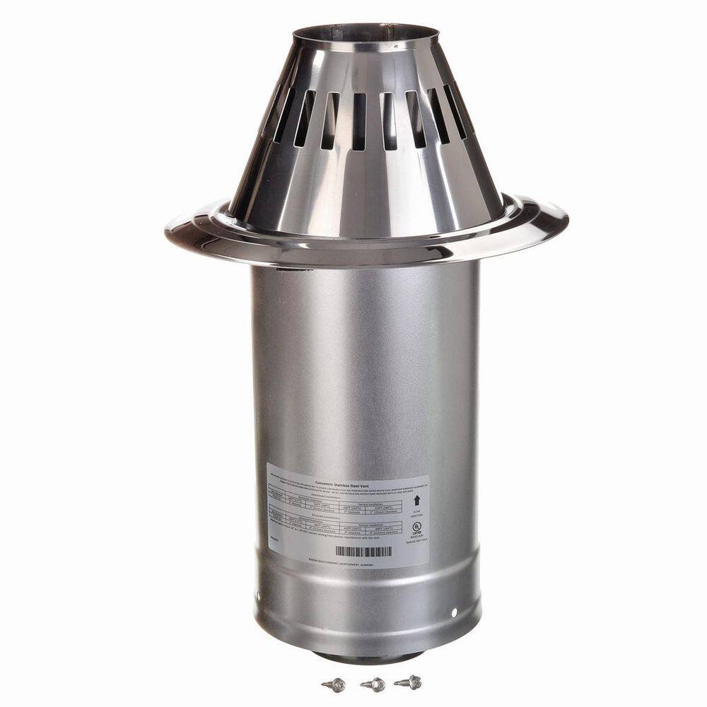 Rheem Concentric (3"/5") Direct Venting Horizontal Vent Cone ...