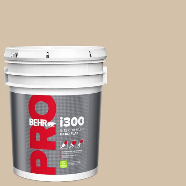 BEHR PRO 5 gal. #PPU7-08 Baja Dead Flat Interior Paint PR31005 - The ...