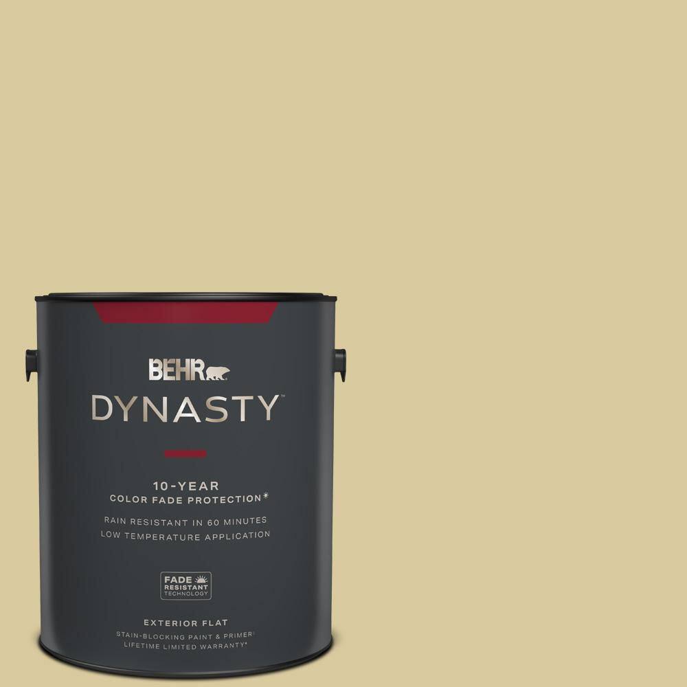BEHR DYNASTY 1 gal. #380F-4 Ground Ginger Flat Exterior Stain-Blocking ...