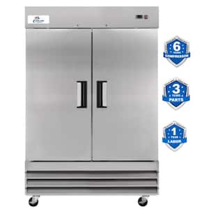 Cooler Depot 54 in. W 47 cu. ft. NSF Auto Defrost 2-Door Commercial ...