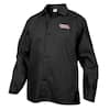 Lincoln Electric Fire Resistant X-Large Black Cloth Welding Jacket ...