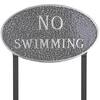 Montague Metal Products 10 in. x 18 in. Large Oval No Swimming ...