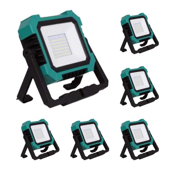 Pinegreen Lighting 2000 Lumen LED Rechargeable Solar Work Light with ...