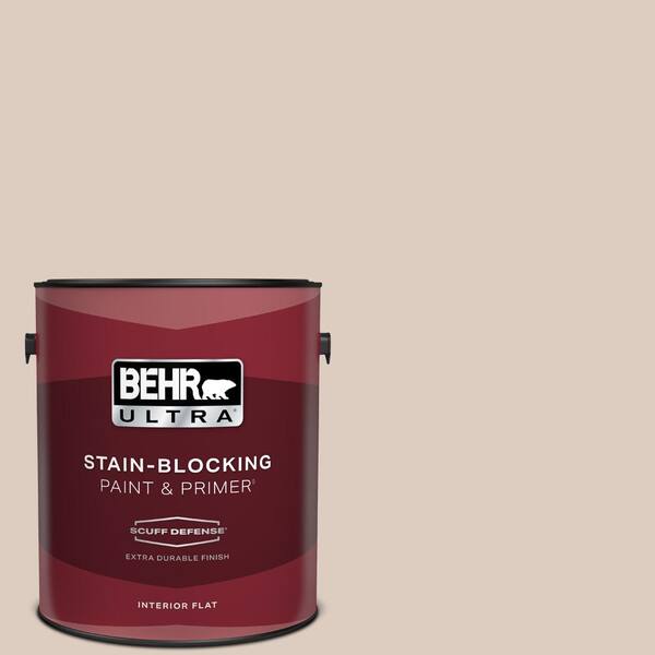 BEHR ULTRA 1 gal. #N190-2 Stonewashed Brown Extra Durable Flat Interior ...