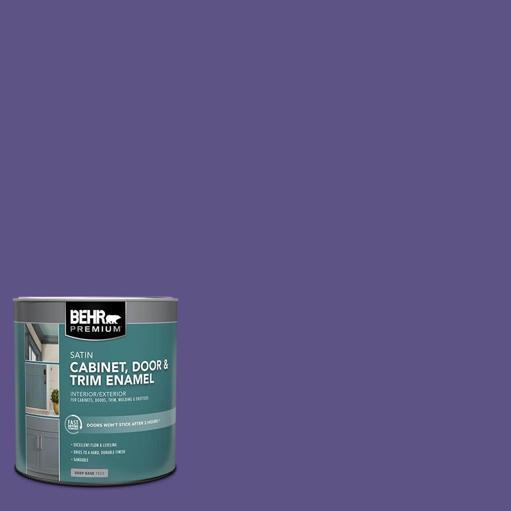 BEHR PREMIUM 1 qt. #P560-7 Kings Court Satin Enamel Interior/Exterior ...