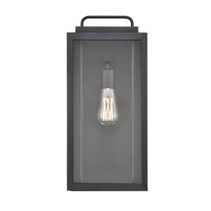 Millennium Lighting Rankin 2-Light 8.3 in. Textured Black Outdoor Wall ...