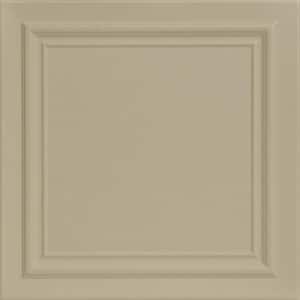 A La Maison Ceilings Greek Key Lenox Tan 1.6 ft. x 1.6 ft. Decorative ...