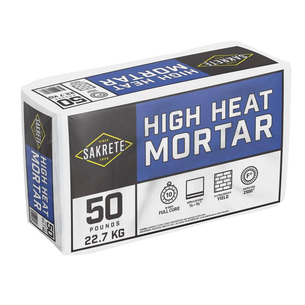 SAKRETE 50 lb. High Heat Mortar Mix 200157974 - The Home Depot