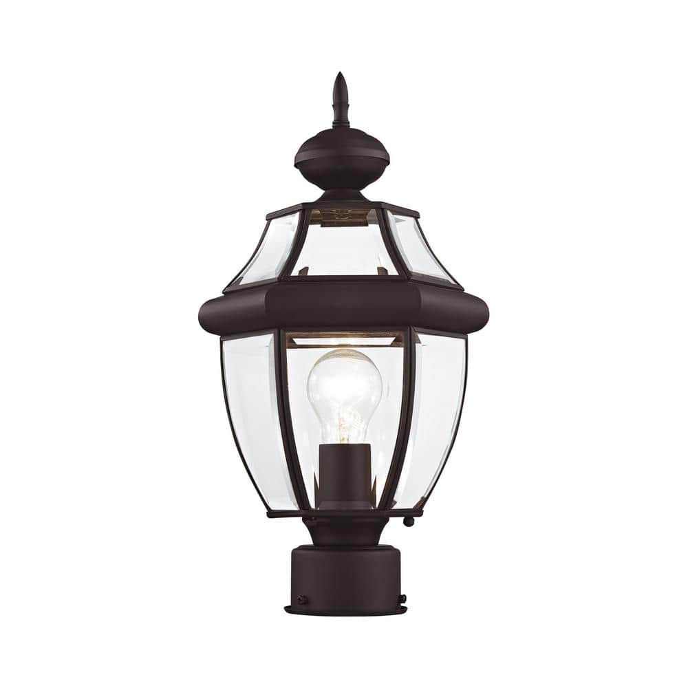 AVIANCE LIGHTING Aston 16.5 in. 1-Light Bronze Cast Brass Hardwired ...