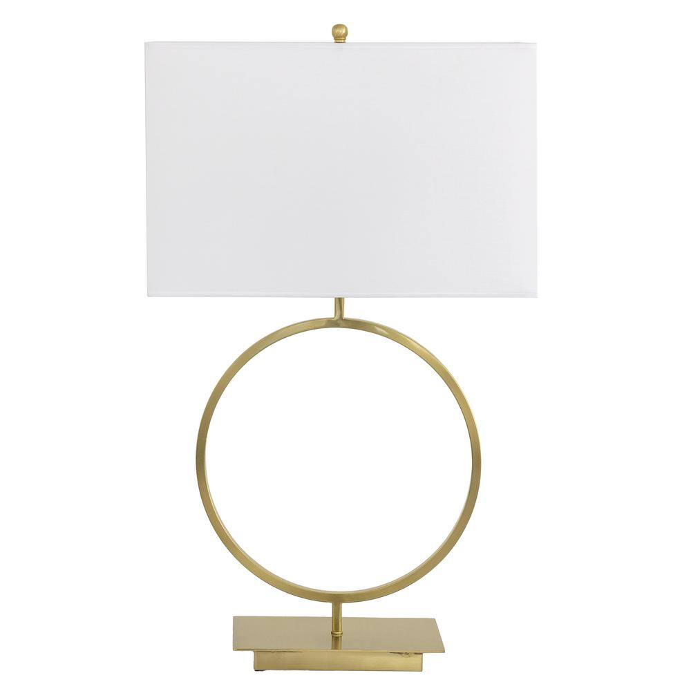 Yosemite Home Decor Circlet 29 in. Gold Modern Hardwired LED Circular ...