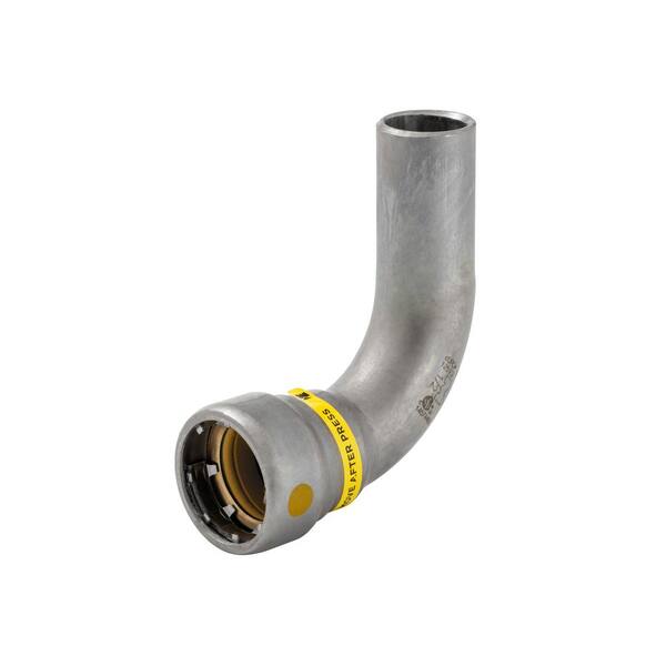 Streamline 1/2 in. Carbon Steel 90° Street Press x Fitting Elbow ...