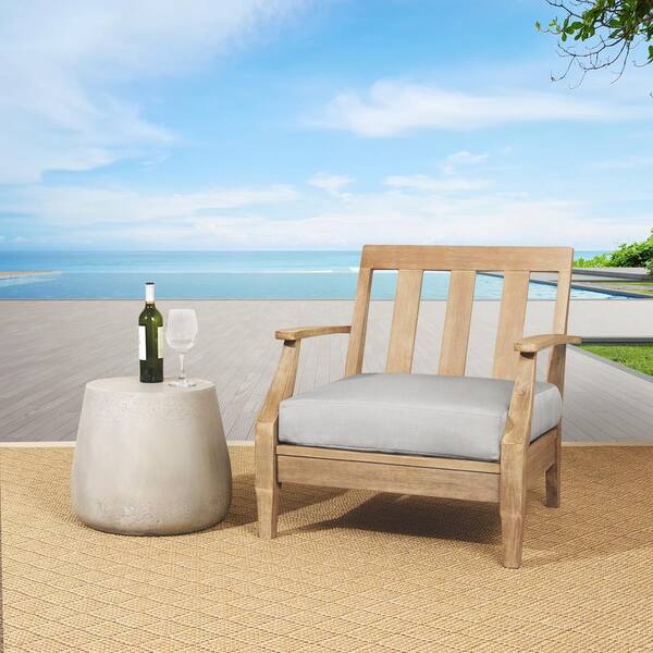 SORRA HOME Sunbrella Essential Flax Rectangle Outdoor Seat Cushion HD448241SC The Home Depot