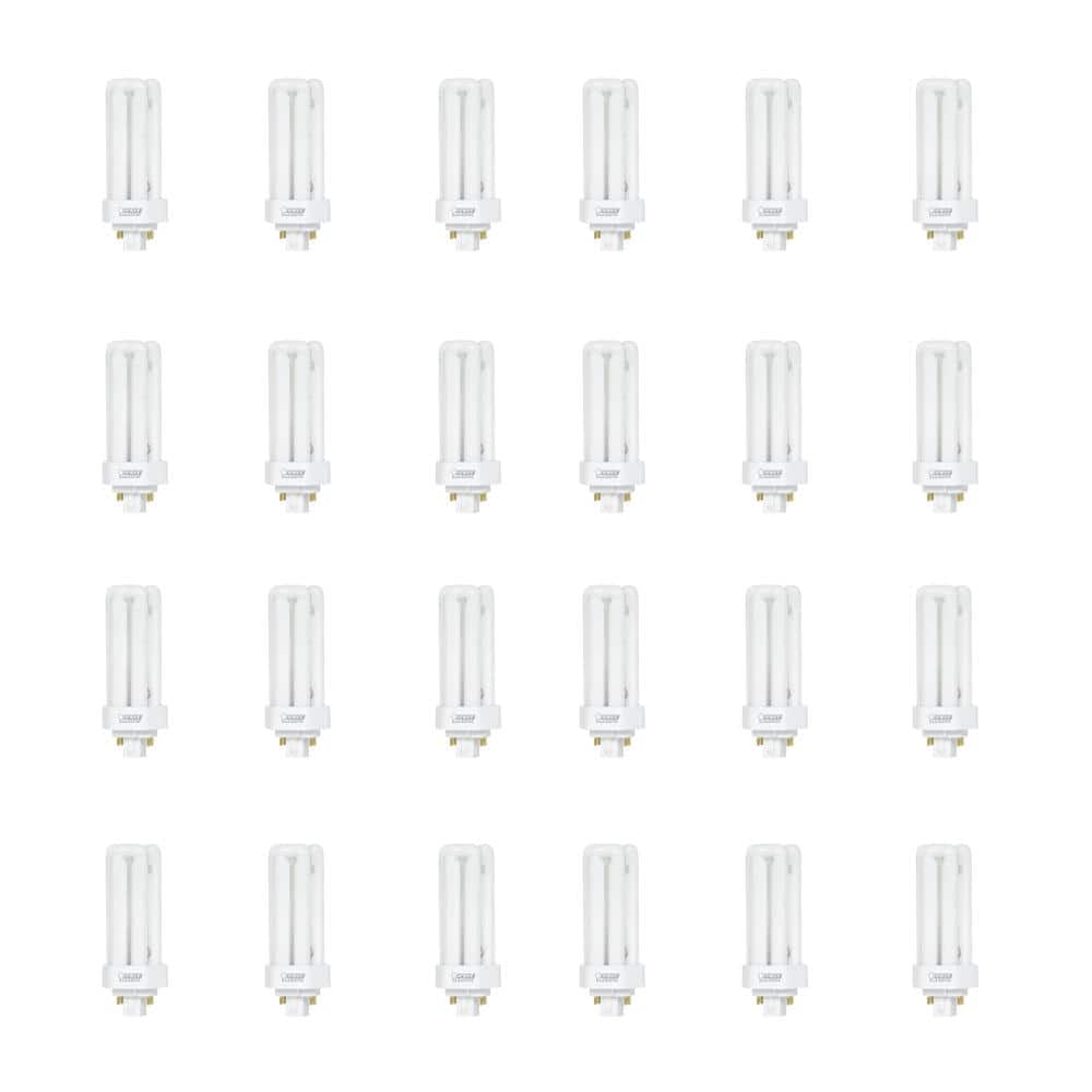 Feit Electric 18W Equiv PL CFLNI Triple Tube 4-Pin Plug-in GX24Q-2 Base ...