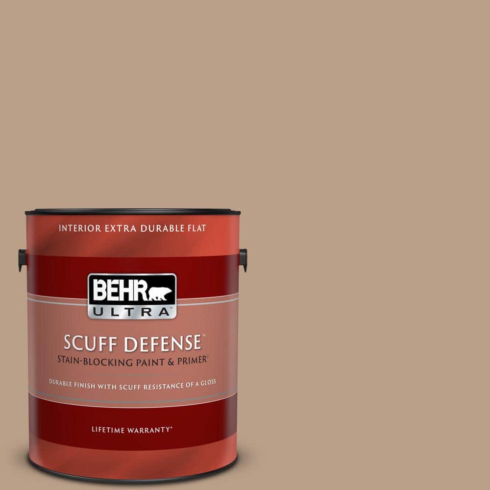 BEHR ULTRA 1 gal. #N240-4 Sierra Extra Durable Flat Interior Paint ...