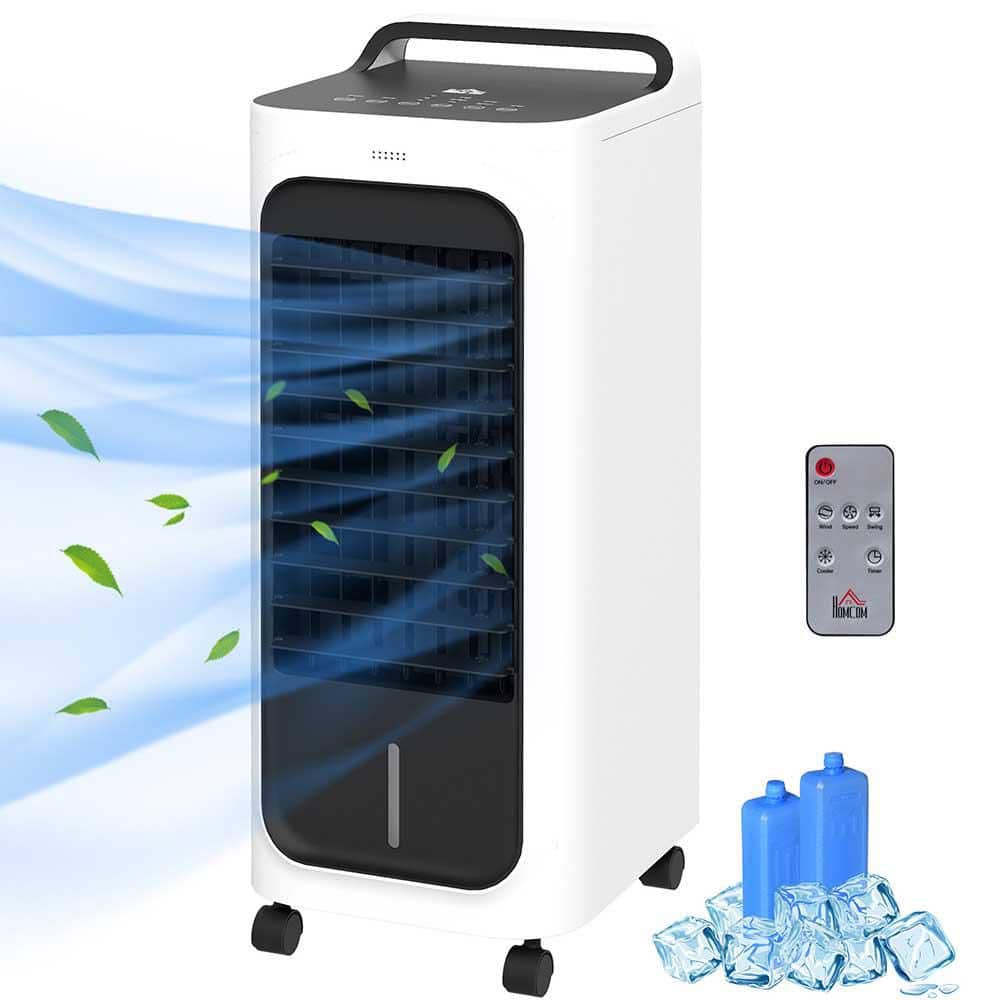 Adrinfly 26 in. Evaporative Air Cooler with Ice Packs, 3-In-1 Ice ...