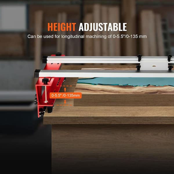 SKYSHALO Router Sled 64 in. Portable and Adjustable Slab Flattening Jig ...