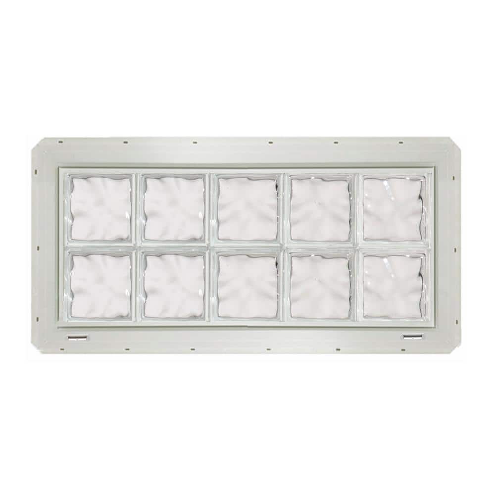 CrystaLok 39.25 in. x 16.75 in. x 3.25 in. Wave Pattern Vinyl Framed ...