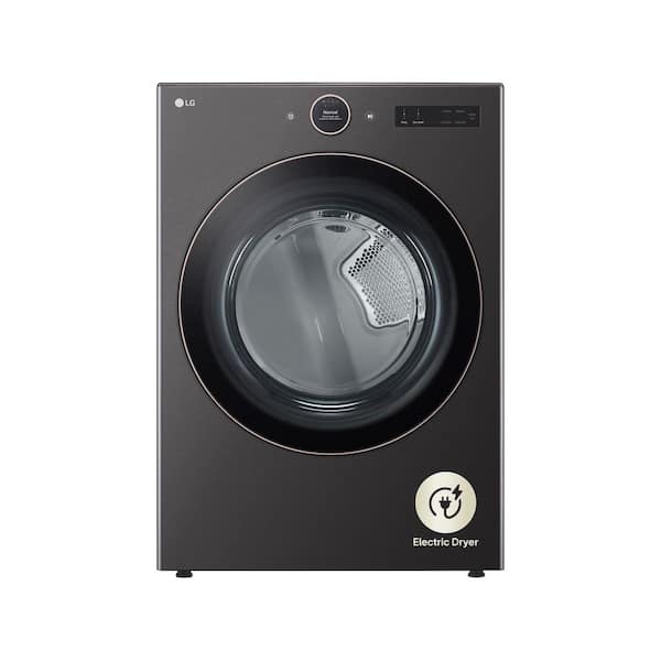 LG 7.3 cu. ft. vented SMART Electric Dryer in White with EasyLoad Door ...