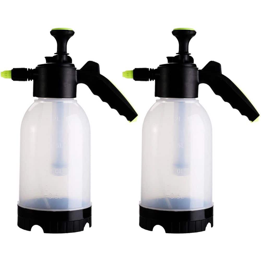 0.5 gallon cordless hand pump pressure garden sprayer with adjustable ...