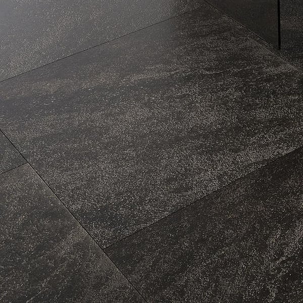 Apollo Tile Montara 48 x 48 in. Black Matte Porcelain Stone-Like ...