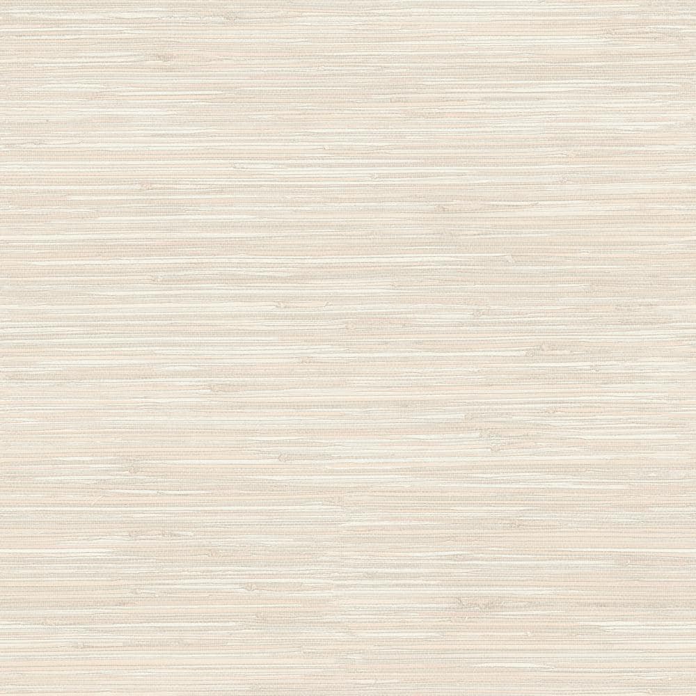 Chesapeake Grassweave Pink Imitation Grasscloth Textured Paper Pre-Pasted Wallpaper Sample 4071 ...