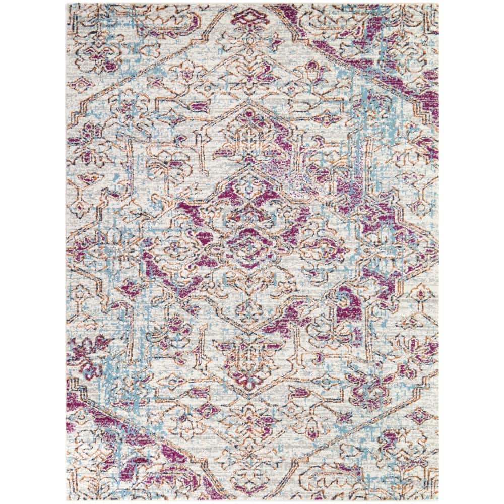 StyleWell Rosehill Multi 4 ft. x 6 ft. Traditional Area Rug 3136408 ...