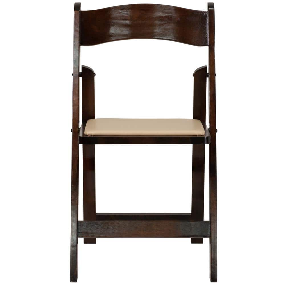Carnegy Avenue Hercules Series Fruitwood Folding Event Chairs with ...