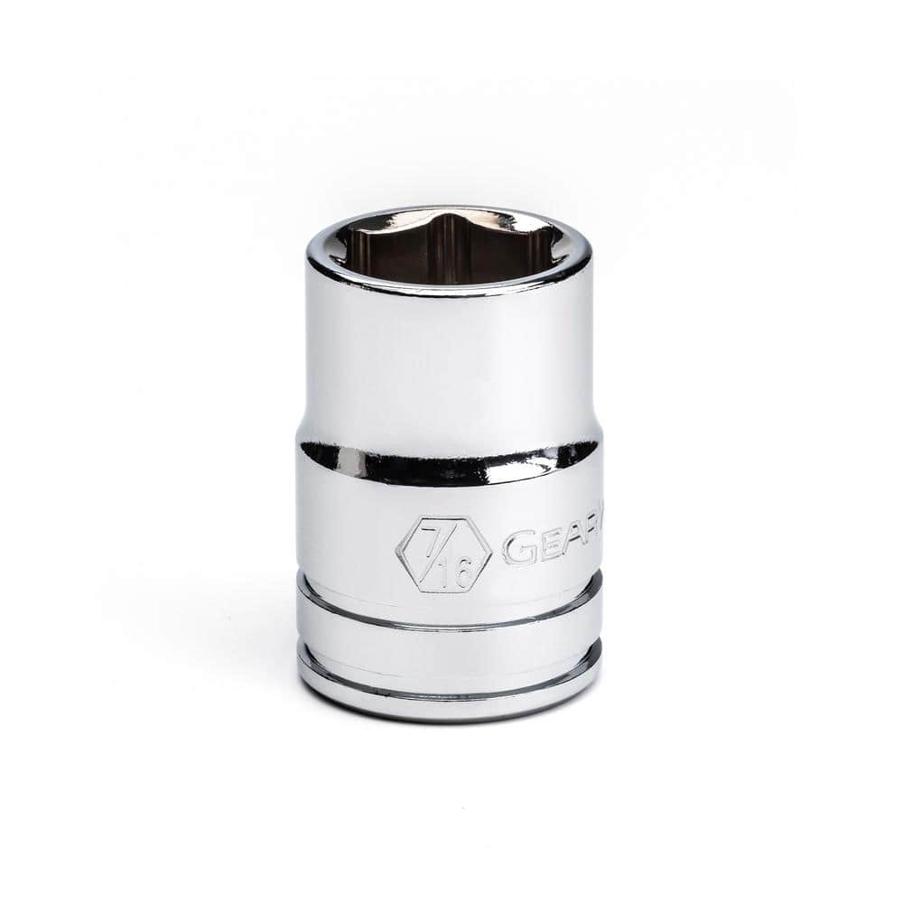 GEARWRENCH 3/8 in. Drive 6 Point SAE Standard Socket 7/16 in. 80353 ...