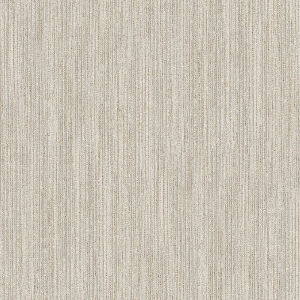 Utopia Collection Brown Vertical Weave Effect Sheen Finish Vinyl on Non ...