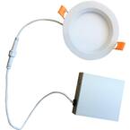 EnviroLite Easy Up 6 in. White Integrated LED Recessed Kit EV608943WH27 ...