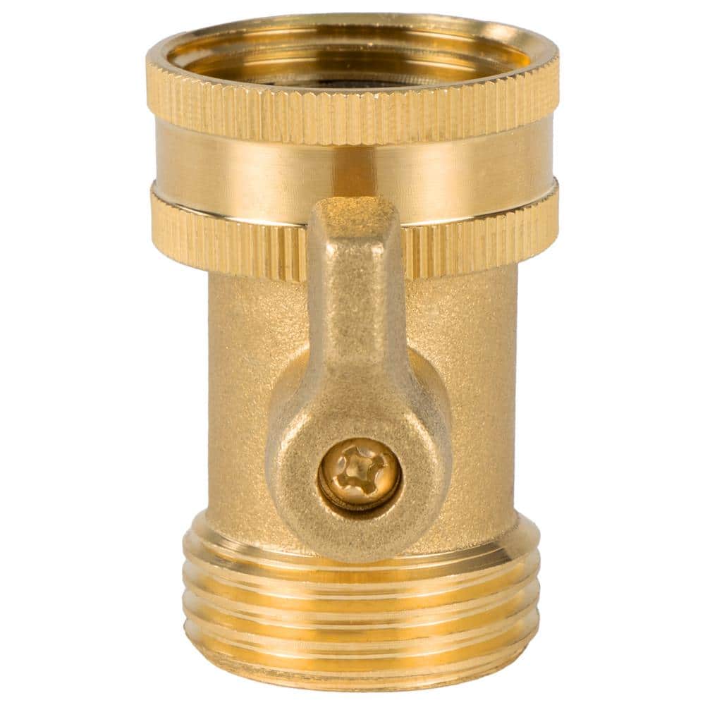 Westinghouse Garden Hose Shutoff Valve, Heavy-Duty Solid Brass, 3/4 in ...