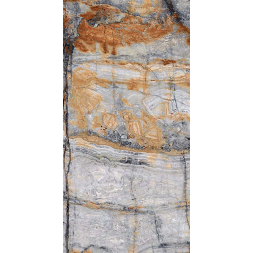 Dreamscape Rectangle 24 in. x 48 in. Polished Floor and Wall Porcelain ...