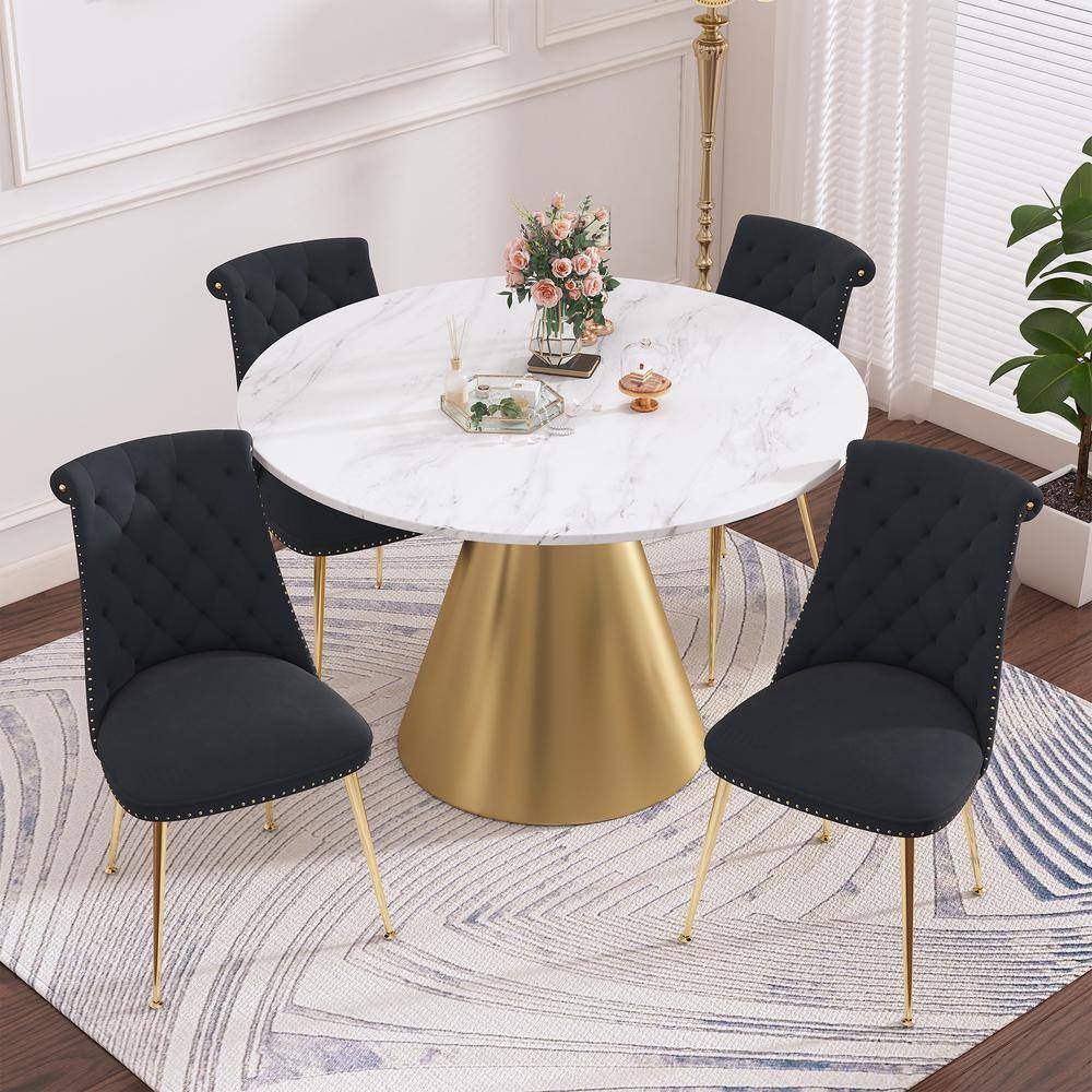 5 piece marble dining set store