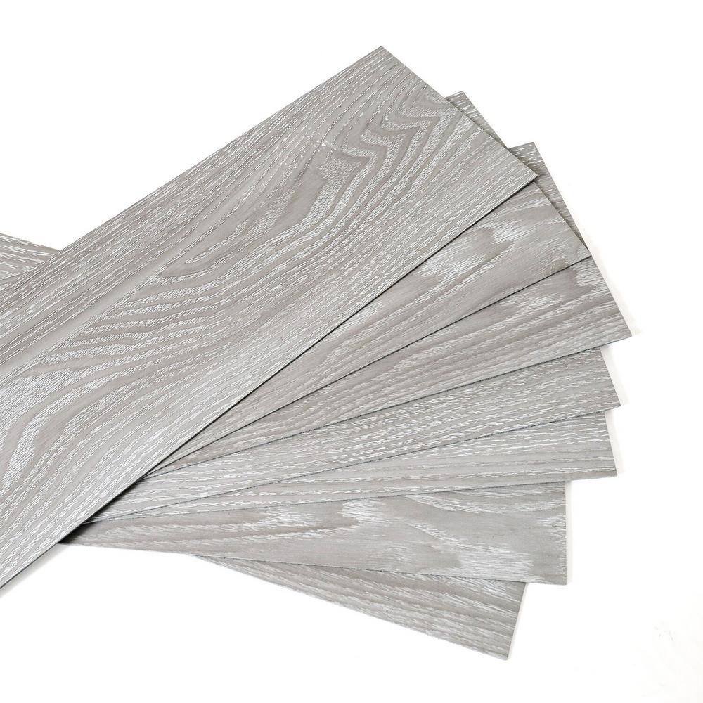 Wellco Gray 12 mil x 5.9 in. W x 35.9 in. L Water Protection Peel and ...