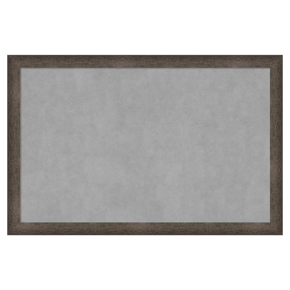 Amanti Art Dappled Light Bronze Narrow 35 in. x 23 in. Framed Magnetic ...