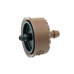 DIG 1 GPH Self Flushing Pressure Compensating Dripper with Check Valve ...